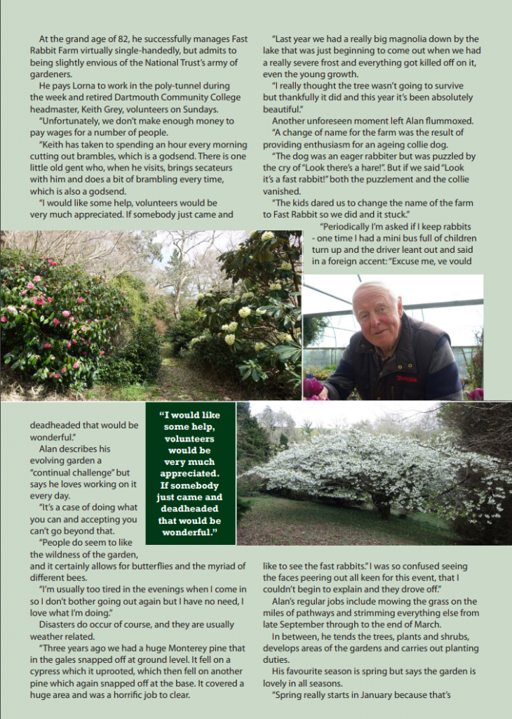 Fast Rabbit Farm – Woodland Garden & Plant Nursery near Dartmouth